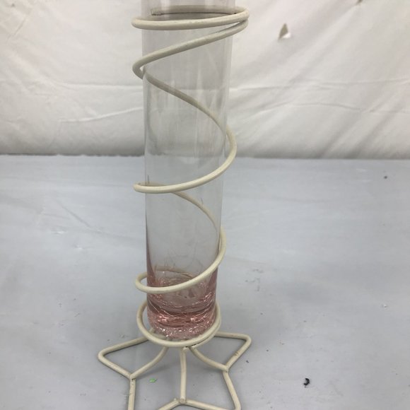Unknown | Accents | Vase With Wrapped Wire Star Base Stand | Poshmark
